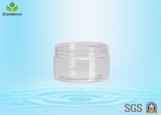 200ML PET Plastic Cosmetic Jar With Screw Cap For Aloe Vera Gel