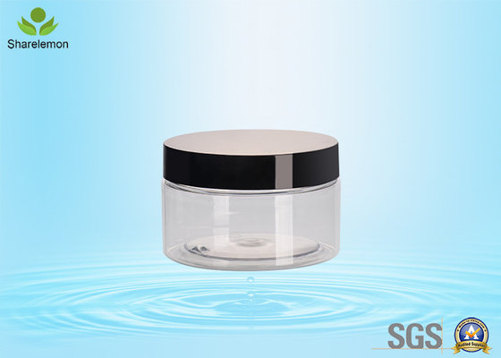 200ML PET Plastic Cosmetic Jar With Screw Cap For Aloe Vera Gel