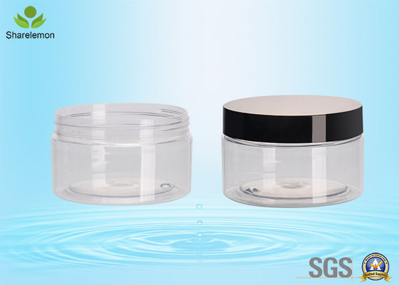 200ML PET Plastic Cosmetic Jar With Screw Cap For Aloe Vera Gel
