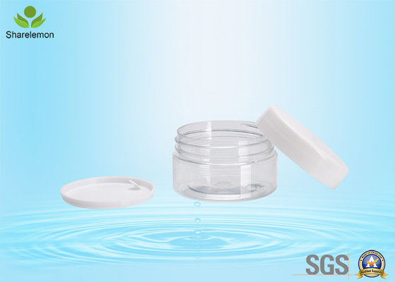 50ML Empty Plastic Leak-proof Transparent  Pot Jar With Inner Seal