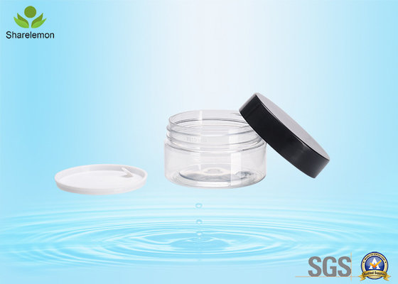 50ml Plastic Cream Jar PET Jar with Caps for Face Cream Packing