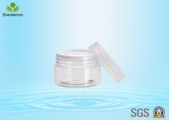 60ML Clear PET Cosmetic Jar /  Plastic Cream Jar for Cosmetic Packing