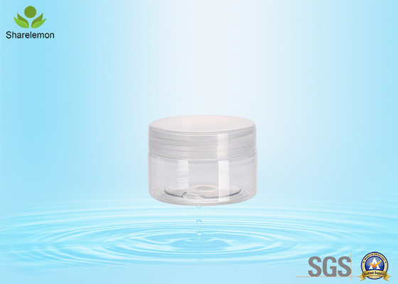 60ML Clear PET Cosmetic Jar /  Plastic Cream Jar for Cosmetic Packing