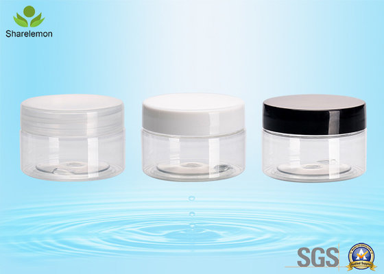 60ML Clear PET Cosmetic Jar /  Plastic Cream Jar for Cosmetic Packing