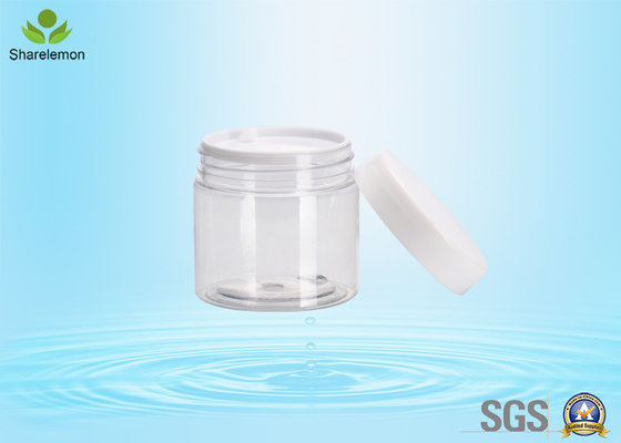 Transparent PET Cosmetic Container / Plastic Cream Jar for CC Cream Packing 100ml