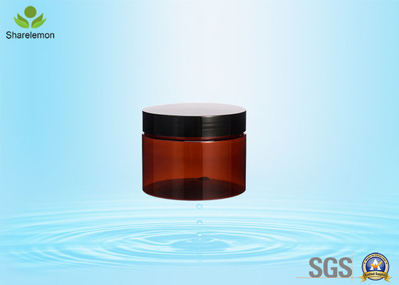 300ml Plastic Cream Jar / Cosmetic Container with Black Lids for Cosmeitcs