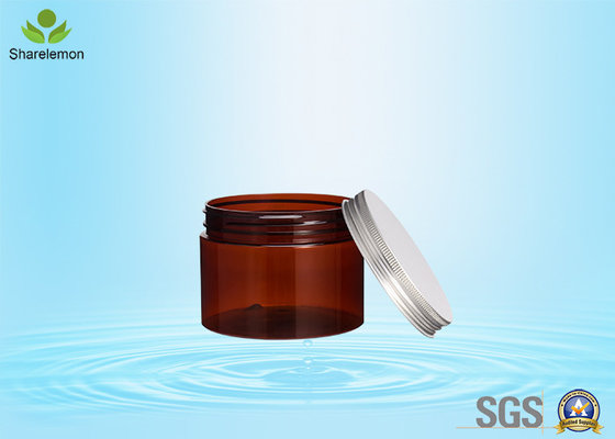 300ml Plastic Cream Jar / Cosmetic Container with Black Lids for Cosmeitcs