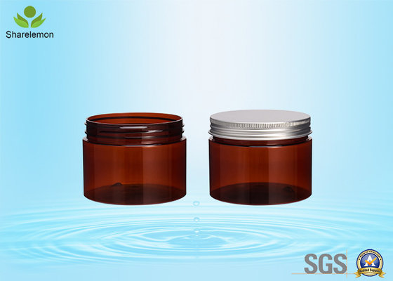 300ml Aluminium Screw Cap Pet Plastic Cream / Body Lotion Jars