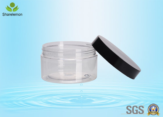 200 Ml Pet Plastic Cosmetic Jars for Face Cream with Aluminum Lids