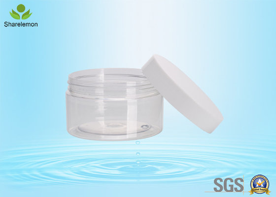 200 Ml Pet Plastic Cosmetic Jars for Face Cream with Aluminum Lids