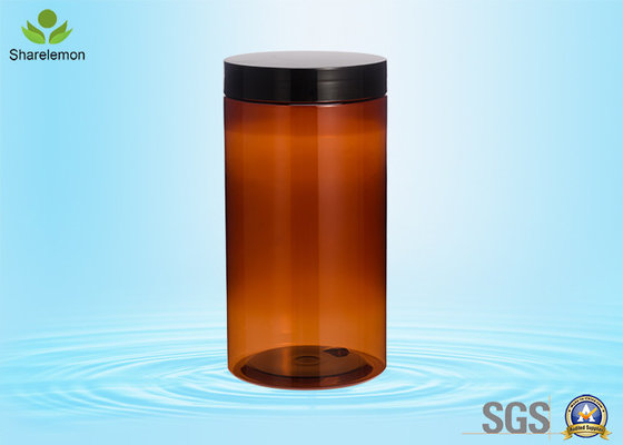 1000ml PET Large Food Storage Plastic Jar With Cap For Tea-Leaf
