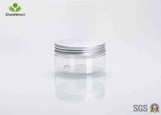 150Ml Wide-Mouth Transparent Cylinder Cream Jar With Different Caps