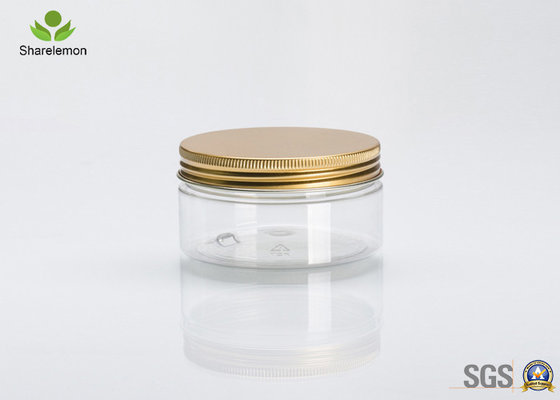 150Ml Wide-Mouth Transparent Cylinder Cream Jar With Different Caps