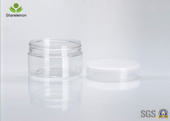 Round Empty 200ML Cream Plastic Jar,Clear Plastic Cream Jar,Cosmetic Plastic Jar