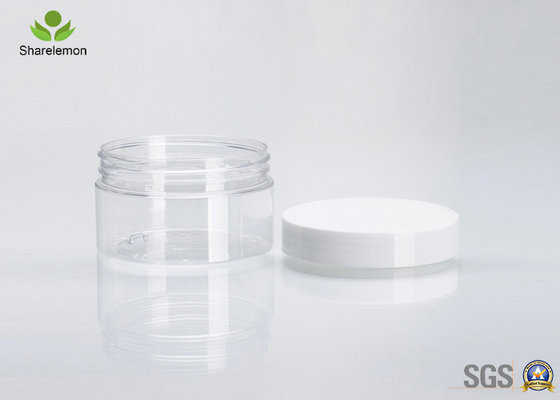 Round Empty 200ML Cream Plastic Jar,Clear Plastic Cream Jar,Cosmetic Plastic Jar