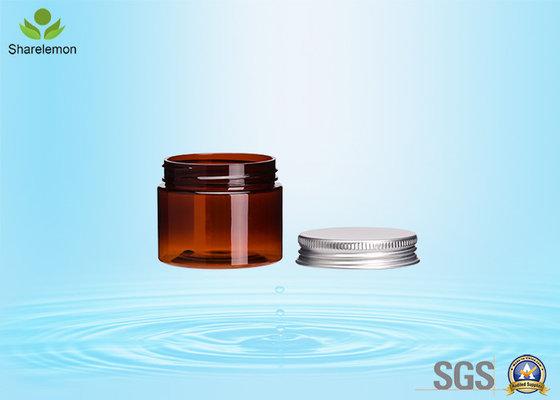 50ml Amber Color Plastic Cosmetic Cream Jars for Mask-in Lotion