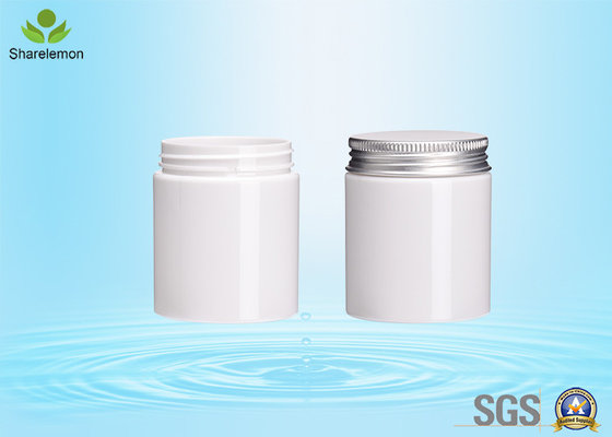 80ml Empty Plastic Cream Jars with Silver Cap for Hair Conditioner