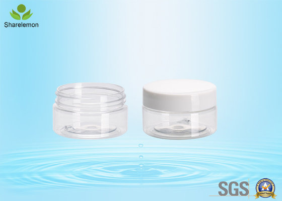 50ml Transparent Plastic Cream Jars for Eye Cream Packing Echo Friendly
