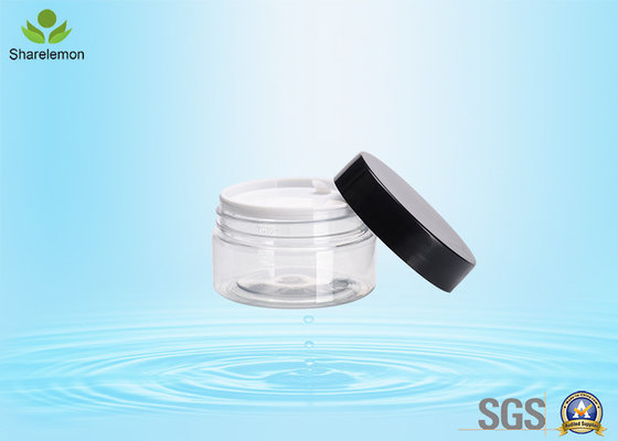 50ml Transparent Plastic Cream Jars for Eye Cream Packing Echo Friendly