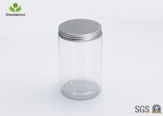 800ml Clear Plastic Cream Jars Plastic Food Storage Container with White Caps
