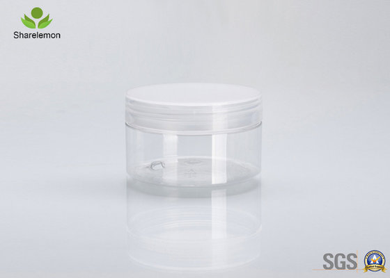 200ml Transparent Wide Mouth Plastic Cream Jars for Eye Cream Packing