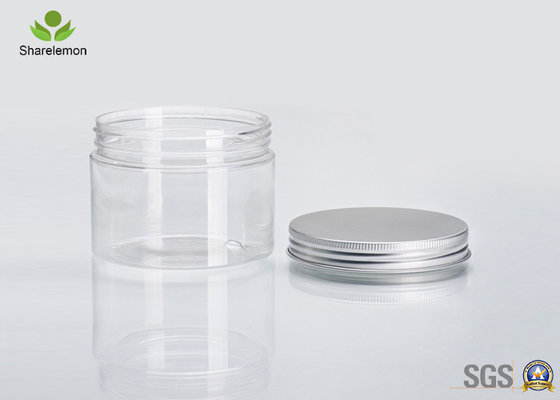 300ml Skin Care Plastic Cosmetic Jars with Screw Cap Transparent