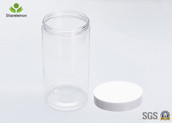1000ml Clear Plastic  Cosmetic Jars / Plastic Storage Container for Food Packing