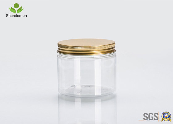 350ml Transparent Plastic Cosmetic Jars Wide Mouth for Sleep Mask