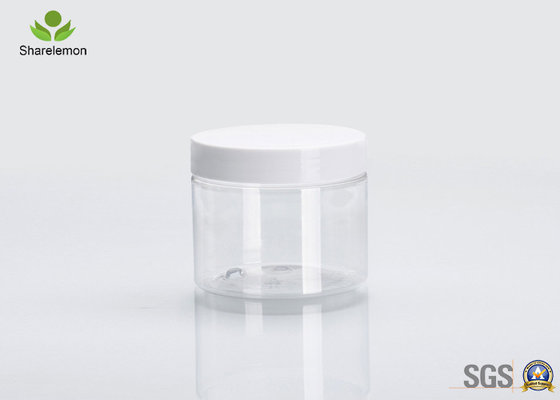 350ml Transparent Plastic Cosmetic Jars Wide Mouth for Sleep Mask
