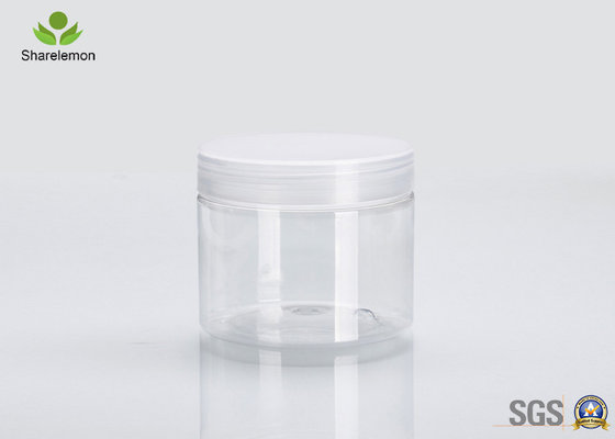 350ml Transparent Plastic Cosmetic Jars Wide Mouth for Sleep Mask