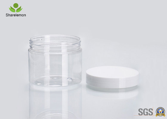 350ml Transparent Plastic Cosmetic Jars Wide Mouth for Sleep Mask