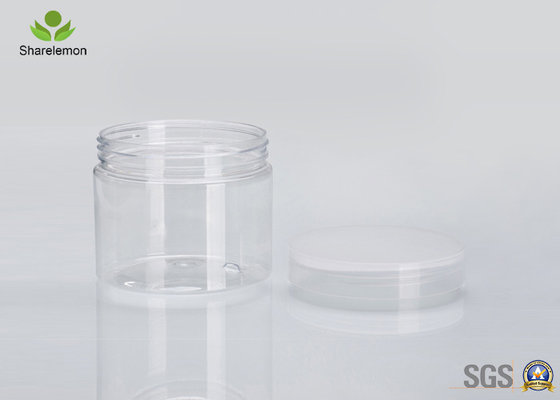 350ml Transparent Plastic Cosmetic Jars Wide Mouth for Sleep Mask