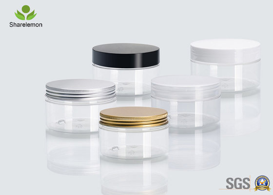 200ml  Plastic Cosmetic Jars for Night Cream Packing Transparent