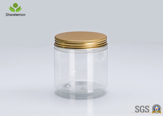 450ml Plastic Cream Jars for Barbados Aloe Mask Packing Transparent