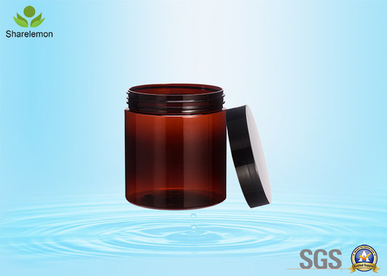 500ml Plastic Cosmetic Jars for Personal Hairmask Packing , empty cream jars