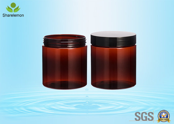 500ml Plastic Cosmetic Jars for Personal Hairmask Packing , empty cream jars