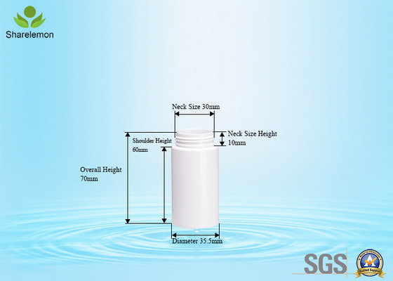 40ml White Empty Cosmetic Bottles with Pump Sprayer for Personal Care
