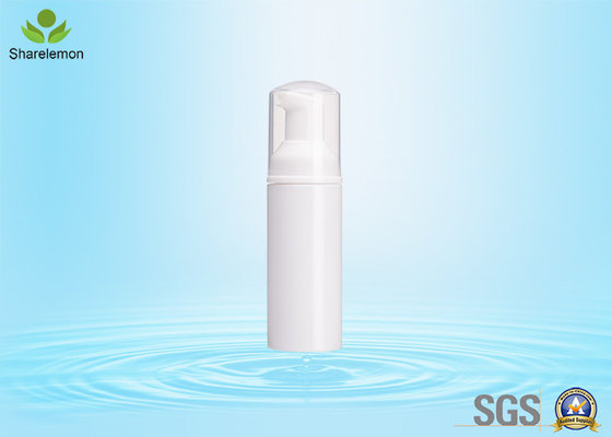 60ml Empty Cosmetic Bottles / Empty Plastic Bottles for Foam Cleanser White