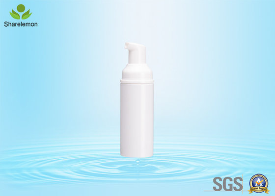 60ml Empty Cosmetic Bottles / Empty Plastic Bottles for Foam Cleanser White