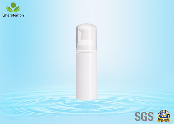 60ml Empty Cosmetic Bottles / Empty Plastic Bottles for Foam Cleanser White
