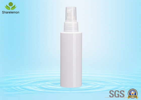 120ml White Plastic Pump Bottles / Plastic Cosmetic Bottles with Screw Cap