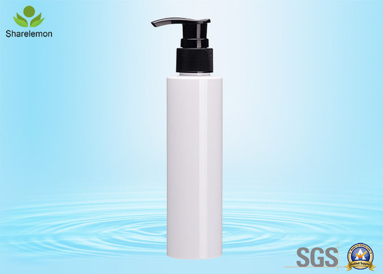 Plastic Cosmetic Bottle / Plastic Pump Bottles with Pump Sprayer 150ml White
