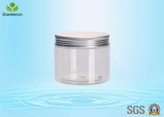 300ml Transparent Plastic Cosmetic Containers / Jars for Hair Moisturizing Cream Packing