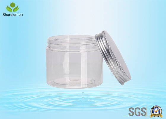300ml Transparent Plastic Cosmetic Containers / Jars for Hair Moisturizing Cream Packing