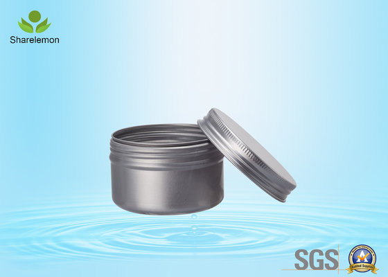 100g Aluminum Cosmetic Jars with Screw Cap for Hand Cream Eco Friendly