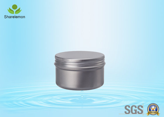 100g Aluminum Cosmetic Jars with Screw Cap for Hand Cream Eco Friendly