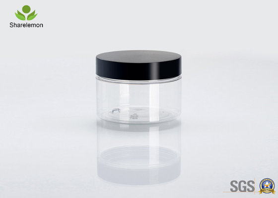 250ml Plastic PET Cosmetic Jars Travel Set with Aluminum and PP Cap