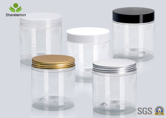 450ml Plastic Cream Jars / Clear Plastic Cosmetic Container Skincare