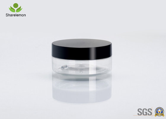 100ml Capacity Plastic Cream Jars with Aluminum Lids for Face Cream