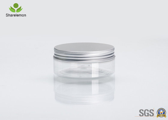 100ml Capacity Plastic Cream Jars with Aluminum Lids for Face Cream